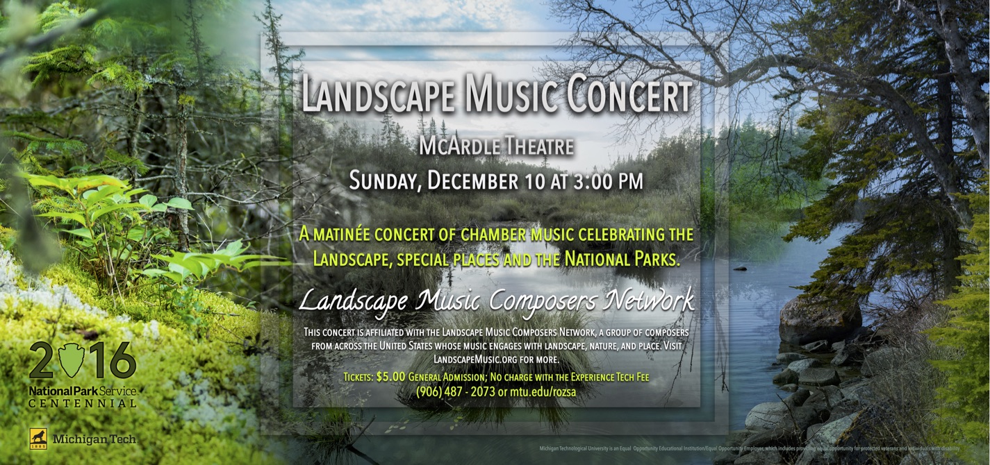 Landscape Music Concert at Michigan Tech on December 10, 2017 ...